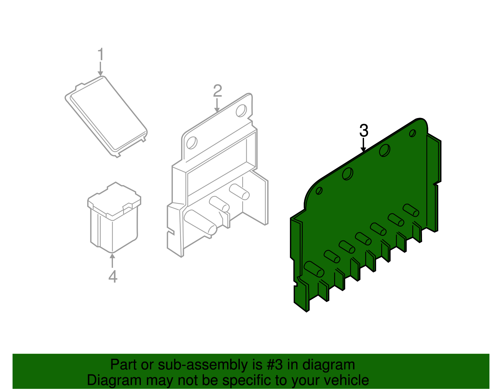 2015-2023 Ford | Maxi Fuse | BK2Z-14526-B | Walls' Ford Parts