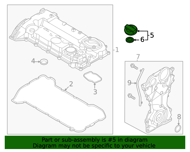 26510-2M020 - Filler Cap 2021-2023 Kia | Kia.Parts Store