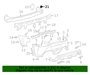 2020 Toyota GR Supra Impact Bar Nut 90118-WA184 | Toyota Parts Center