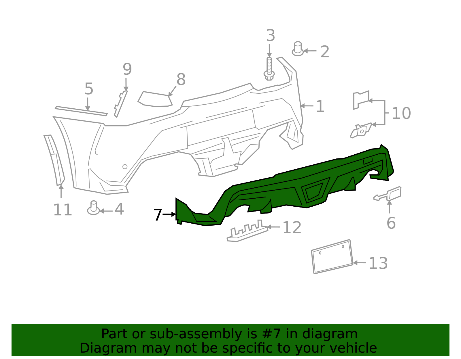 2020-2025 Toyota GR Supra Lower Cover 52108-WAA05 | Toyota Parts Center