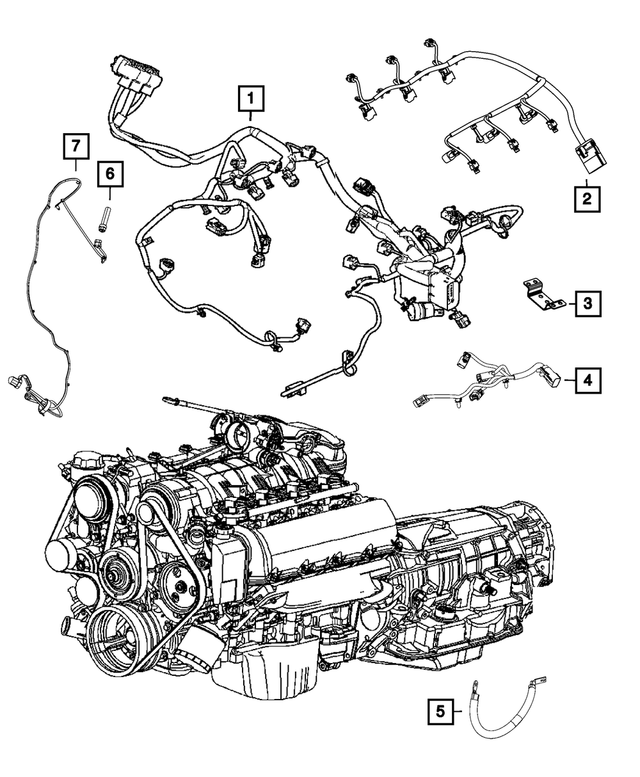 2017 Mopar Engine Wiring 68273427AC | My Mopar Parts