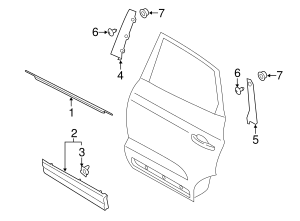 2015-2019 Lincoln MKC Molding EJ7Z-78255A35-AA | OEM Parts Online