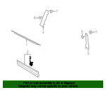 2013-2023 Ford Wheel Opening Molding Retainer Screw W716351-S300 ...