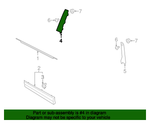 2015-2019 Lincoln MKC Molding EJ7Z-78255A35-AA | OEM Parts Online