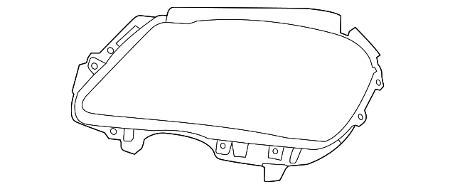 218-826-02-58 - Sealing Frame 2012-2018 Mercedes-Benz | Mercedes-Benz ...