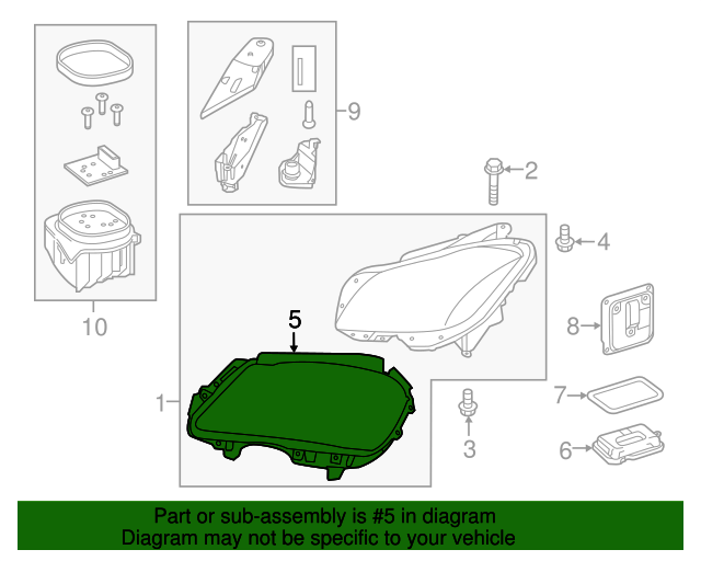 218-826-02-58 - Sealing Frame 2012-2018 Mercedes-Benz | Mercedes-Benz ...