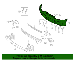 51118049701 - 2011-2013 BMW X5 Bumper Cover (51-11-8-049-701) | BMW of ...