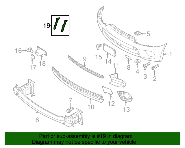 63-14-7-274-433 - Reflector Panel 2011-2013 BMW X5 | AutoNationParts.com