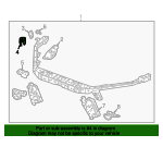 2016-2024 Chevrolet Camaro Hood Front Bumper Bracket 23105571 GM ...