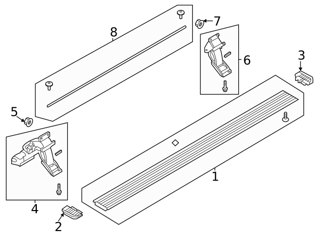2018-2020 Ford F-350 Super Duty Rear Bracket HC3Z-16A507-B | OEM Parts ...