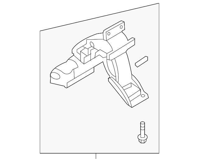 Genuine OEM Ford Part - Running Board Mounting Bracket HC3Z-16A506-E ...