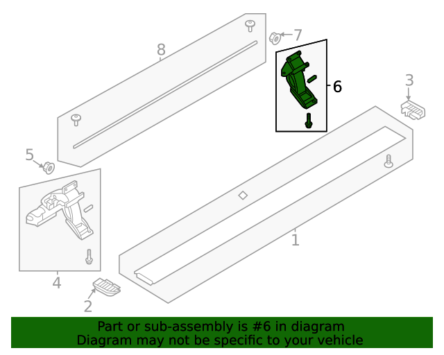 2018-2022 Ford F-350 Super Duty Rear Bracket HC3Z-16A506-B | TascaParts.com