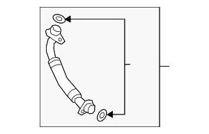 06L-145-778-T - Turbocharger Oil Line 2016-2024 Audi | Audi OEM Parts