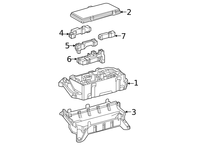 82660-62080 - Main Relay Block 2021-2022 Toyota Mirai | Longo Toyota Parts