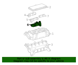 2021-2023 Toyota Mirai Main Relay Block 82660-62080 | Toyota Parts ...