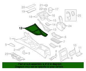 51-16-9-236-265 - Console Trim Panel 2014-2017 BMW | AutoNationParts.com