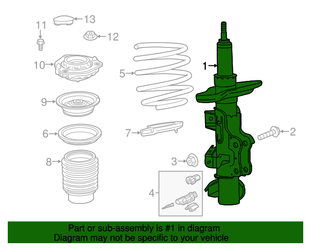 2016-2024 Chevrolet Camaro W (S)Strut ( Replaces part number 84943061 ...