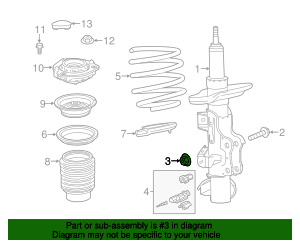 2013-2021 GM Strut Nut 11612261 | GMPartsDirect.com