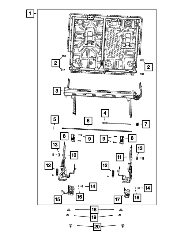 68578978AB - Support Front Frame - 2022-2023 Jeep | Mopar OEM Parts Direct