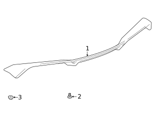 2020-2024 Chevrolet Corvette Primed Rear End Spoiler 84320758 GM ...