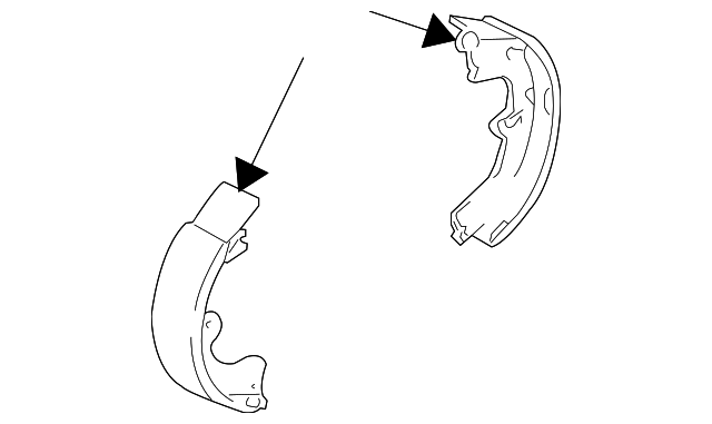 58350-2EA10 - Park Brake Shoes 2005-2010 Kia Sportage | Kia.Parts Store