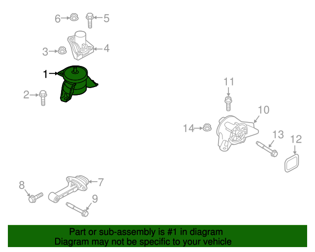 21810-A9000 - Side Mount 2015-2021 Kia Sedona | Kia.Parts Store