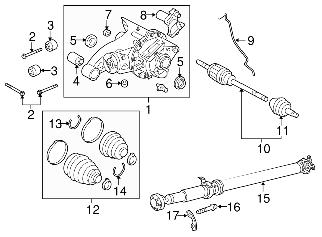 Genuine Boot Kit for 2005-2013 Land Rover | Land Rover Part# TDR500070 ...