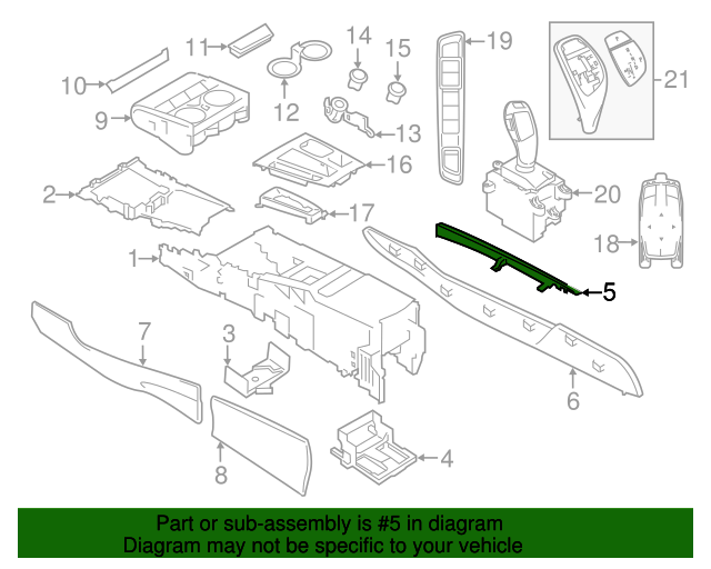 51169251972 - 2014-2018 BMW X5 Side Panel (51-16-9-251-972) | BMW of ...