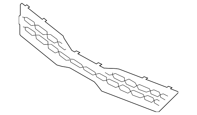 86351-1W000 - Upper Grille 2012-2015 Kia Rio | Kia.Parts Store