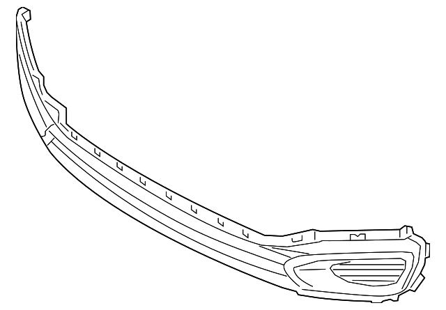 2012-2013 Kia Rio OEM NEW 2012-2013 Kia Rio Sedan Lower Front Lower ...