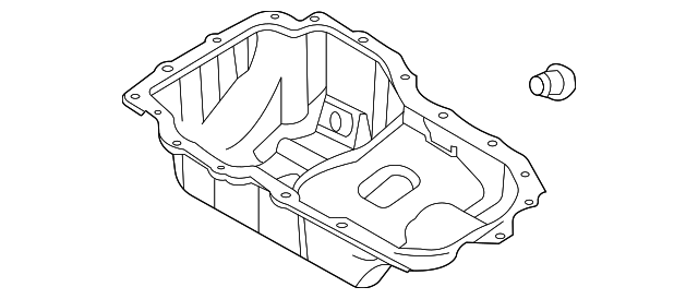 2020-2023 Hyundai Oil Pan 21510-2M800 | OEM Parts Online
