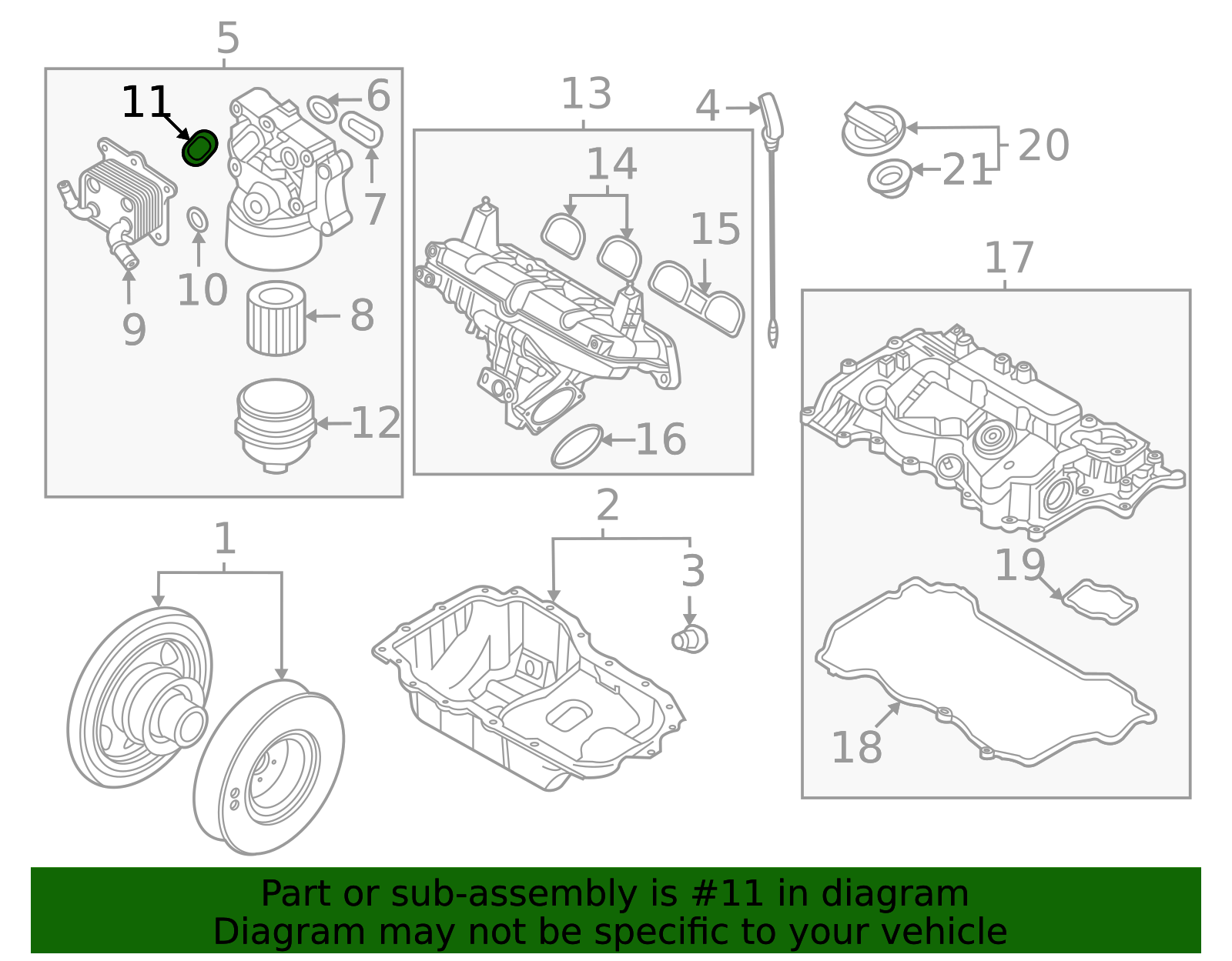 26313-2M000 - Engine Oil Filter Housing Seal 2020-2025 Hyundai ...