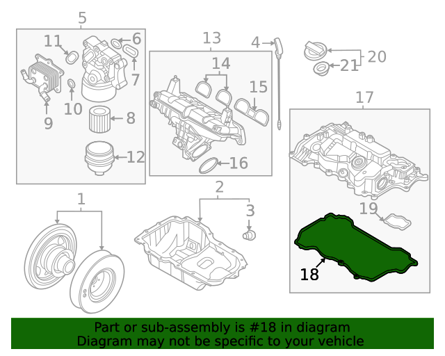 22441-2M810 - Engine Valve Cover Gasket 2020-2023 Hyundai ...