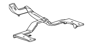 2014-2020 GM Floor Rear Air Outlet Duct 23243143 | GMPartsDirect.com