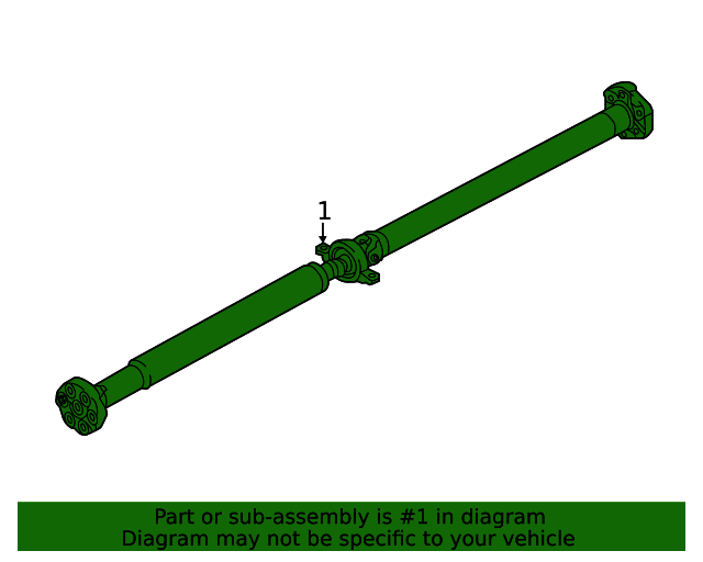 49100-T6500 - Shaft Assembly Propeller 2021-2024 Genesis GV80 ...