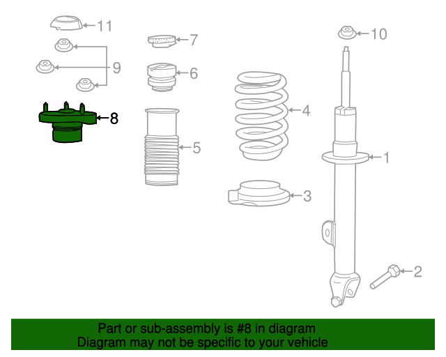2011-2021 Mopar Mount 5181575AA | TascaParts.com