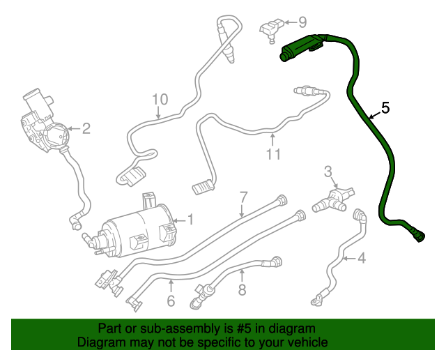 13908672524 - 2020-2022 BMW Breather Tube (13-90-8-672-524) | BMW of ...