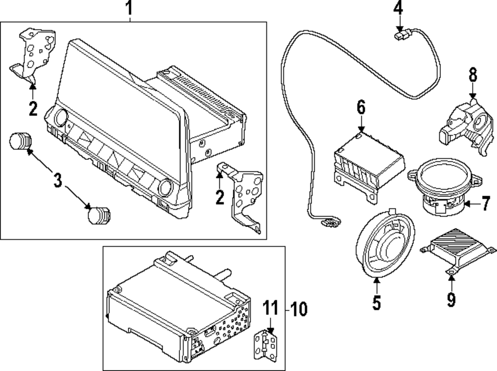 96173-Q5BA0FHV - Knob 2024 Kia Seltos | Kia.Parts Store