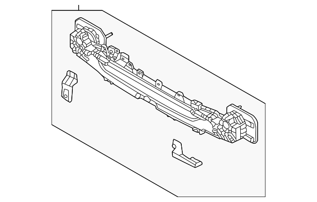 2022-2023 Genesis GV70 Rail Assembly Rear Bumper 86630-AR300 | OEM ...