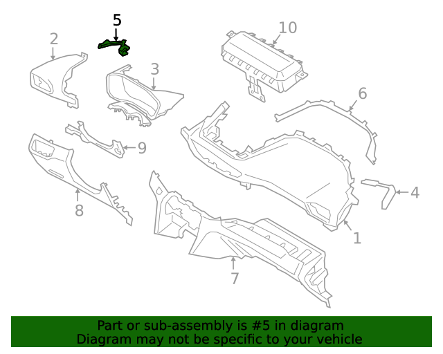 Genuine Outer Molding for 2021-2023 Hyundai Santa Fe | Part# 84790 ...