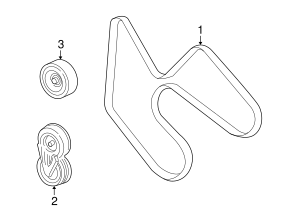 9L2Z-8620-A - Serpentine Belt 2006-2010 Ford | Group 1 Auto Parts