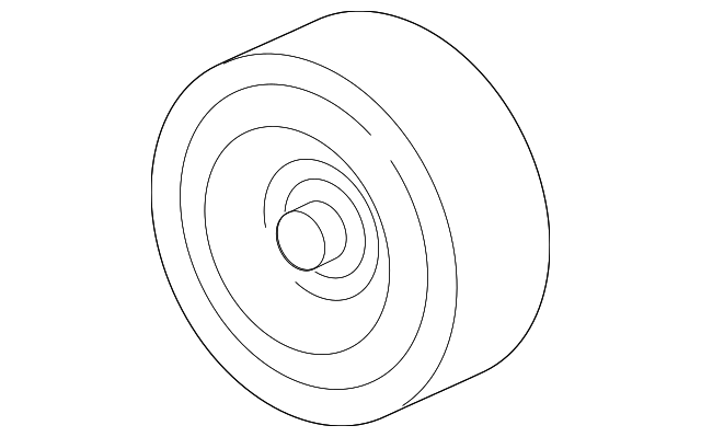 6L2Z-6C348-A - Accessory Drive Belt Idler Pulley 1993-2014 Ford | Ford ...