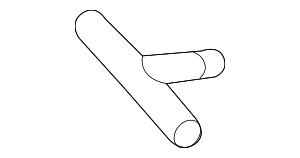 2016-2019 Mazda Upper Hose Y-Connector D09W-67-502 | TascaParts.com
