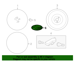 2013-2017 Subaru Center Cap 28821FJ000 | OEM Parts Online