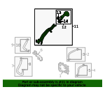 2014-2021 Hyundai Automatic Transmission Oil Cooler Tube 45264-3B830 ...