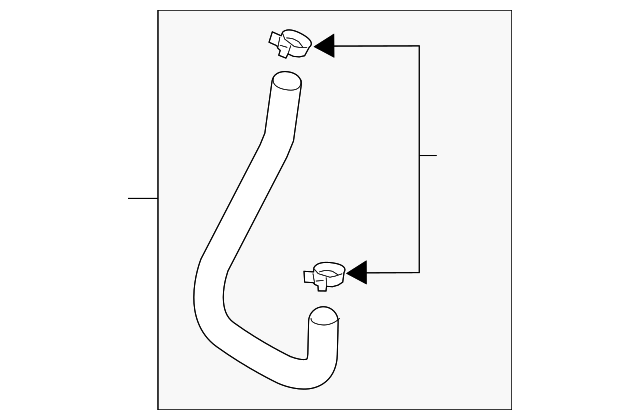 2016-2021 Hyundai Tucson Lower Hose 25410-D3501 | OEM Parts Online