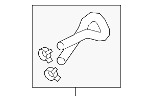 2014-2021 Hyundai Automatic Transmission Oil Cooler Tube 45264-3B830 ...