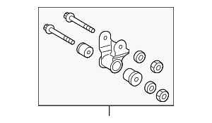 2005-2023 Toyota Tacoma Leaf Spring Shackle 04483-04081 | Toyota Parts ...