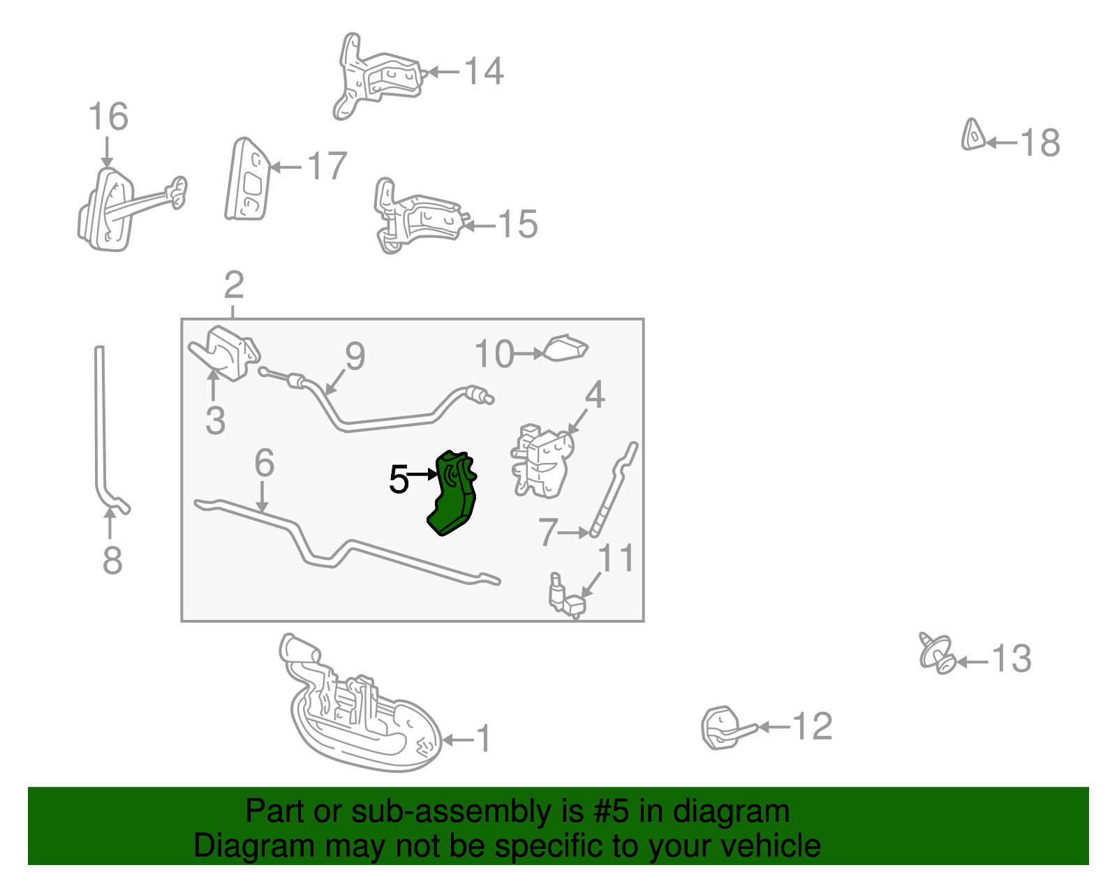 1997-2017 Ford Motorcraft™ Door Lock Actuator Motor SW-6954 | QuirkParts