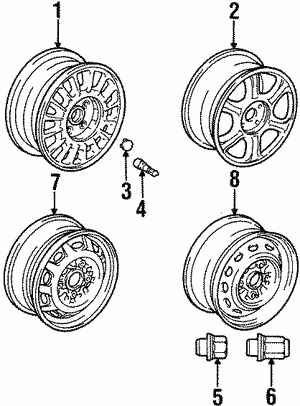 Shop OEM Wheels and Rims | AutoNation Toyota Gulf Freeway